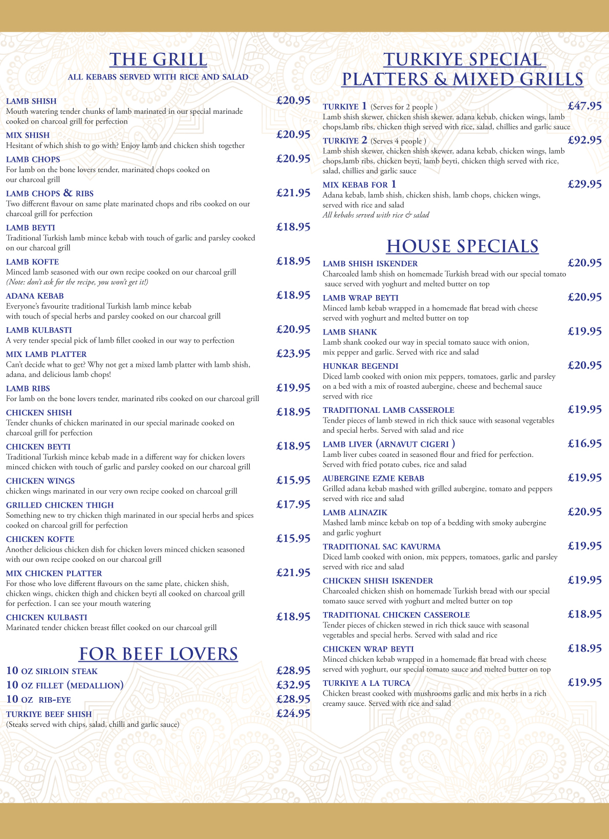 Best Turkish Grilled Kebabs Steak Restaurant in Glasgow City Centre ...